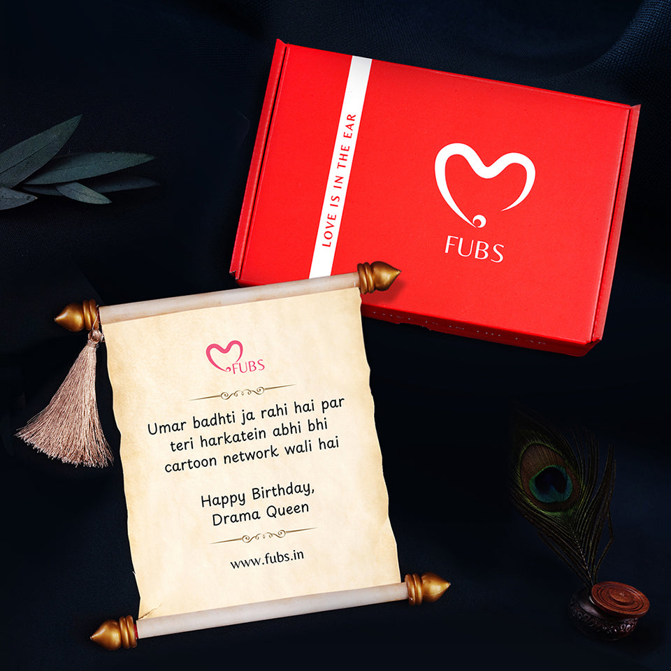 Shahi Combo of 12 Designer Jhumkas with Sandesh Patra(Scroller) and 2 ...